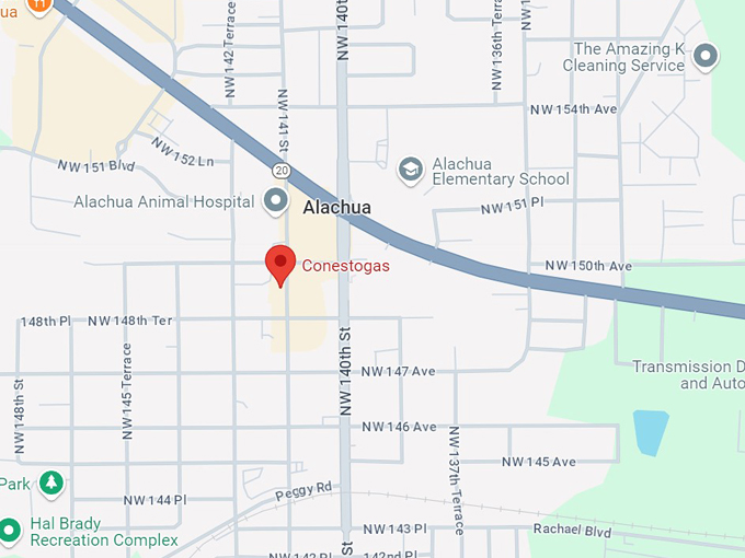 conestogas restaurant 10 map