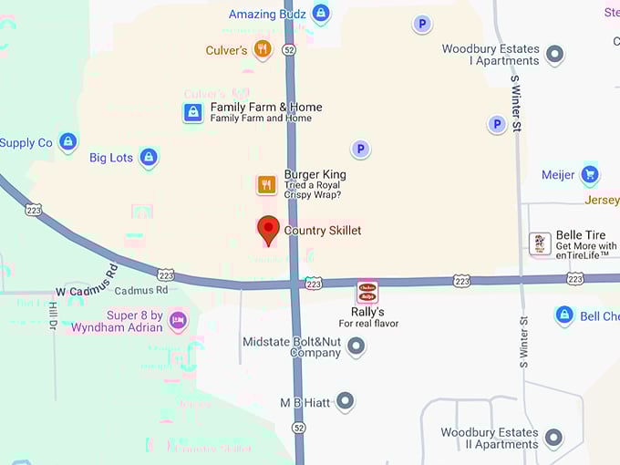 country skillet 10 map