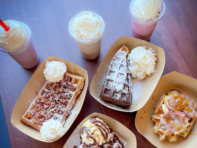 cousteau's waffle and milkshake bar 8
