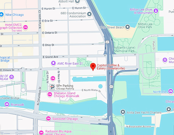 cupitol coffee & eatery 10 map