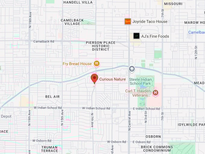 curious nature 10 map