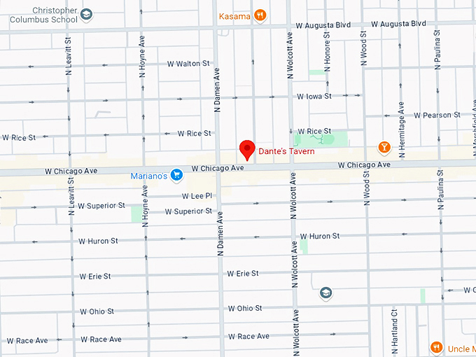 dante&rsquo;s tavern 10 map