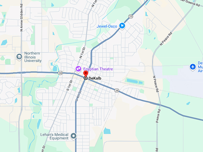 dekalb, il 10 map