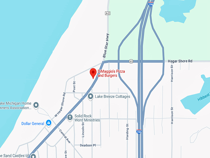 dimaggio's pizza and burgers 10 map