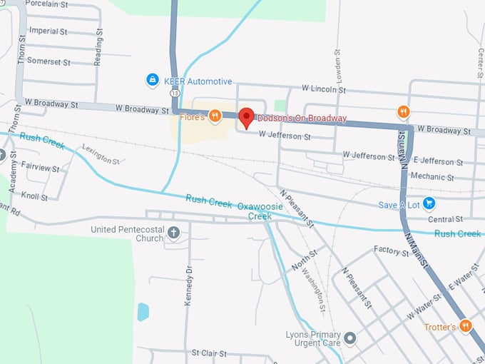 dodson's on broadway 10 map