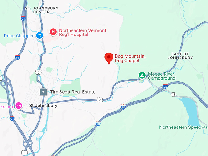 dog mountain, dog chapel 10 map