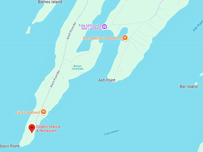 dolphin marina & restaurant 10 map