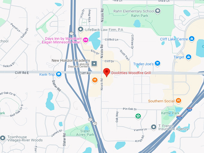 doolittles woodfire grill 10 map