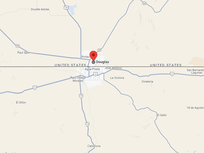 douglas, az 10 map