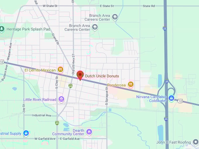 dutch uncle donuts 10 map