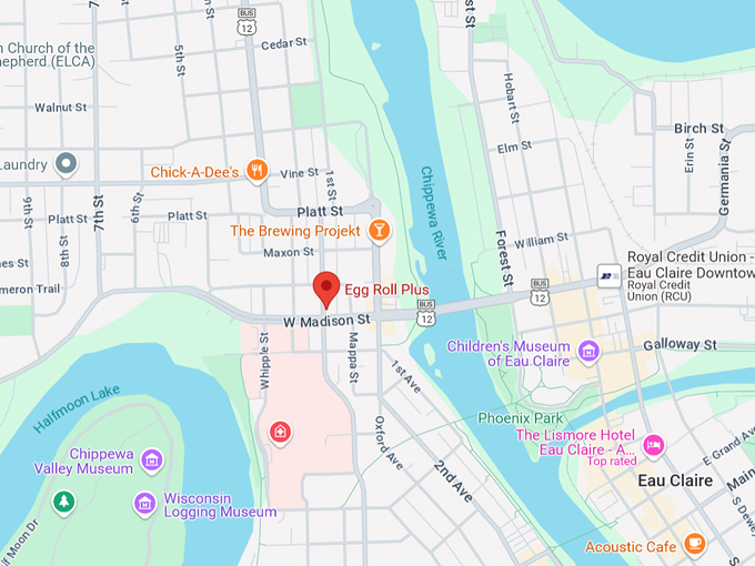 egg roll plus 10 map