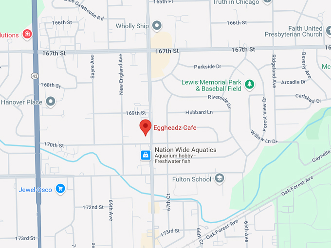 eggheadz cafe 10 map