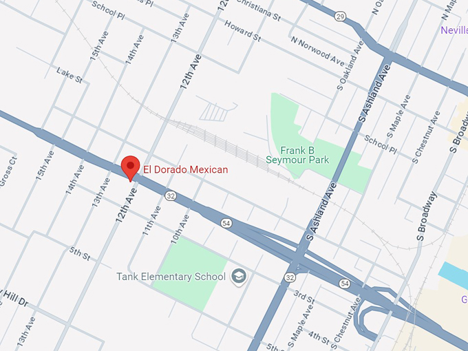 el dorado mexican restaurant 10 map