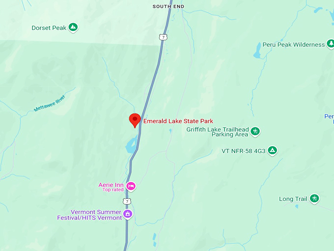 emerald lake state park 10 map
