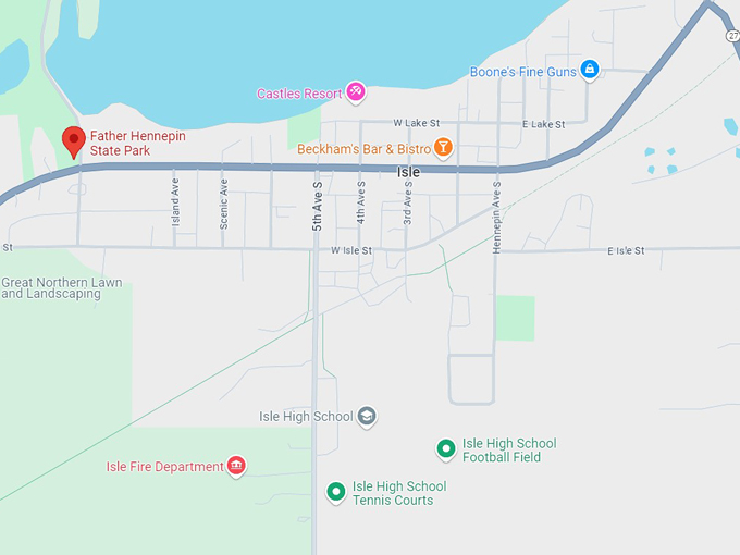 father hennepin state park 10 map