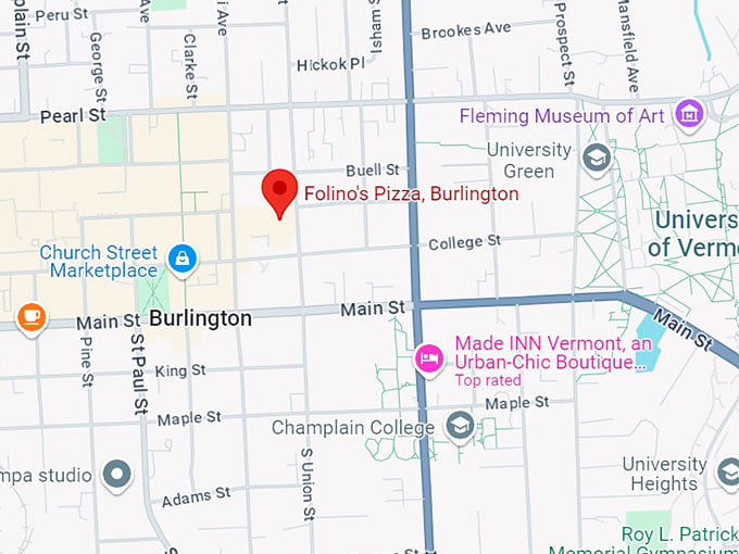 folino's pizza map