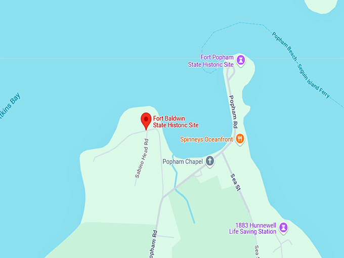 fort baldwin state historic site 10 map