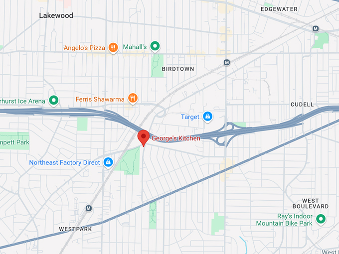 george's kitchen 10 map