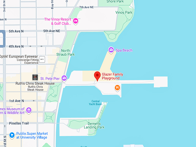 glazer family playground 10 map