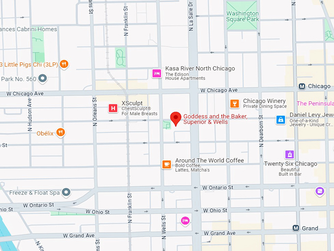 goddess and the baker, superior & wells 10 map