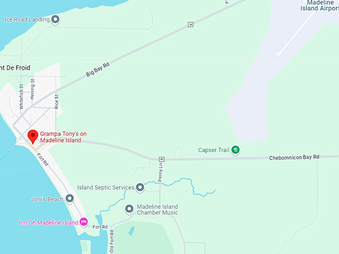 grampa tony's 10 map