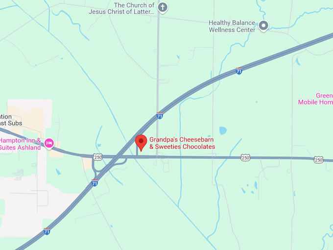 grandpa&rsquo;s cheesebarn 10 map