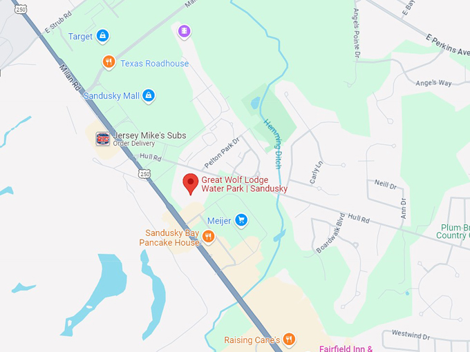 great wolf lodge water park 10 map