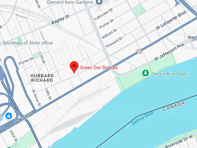 green dot stables lafayette blvd 10 map