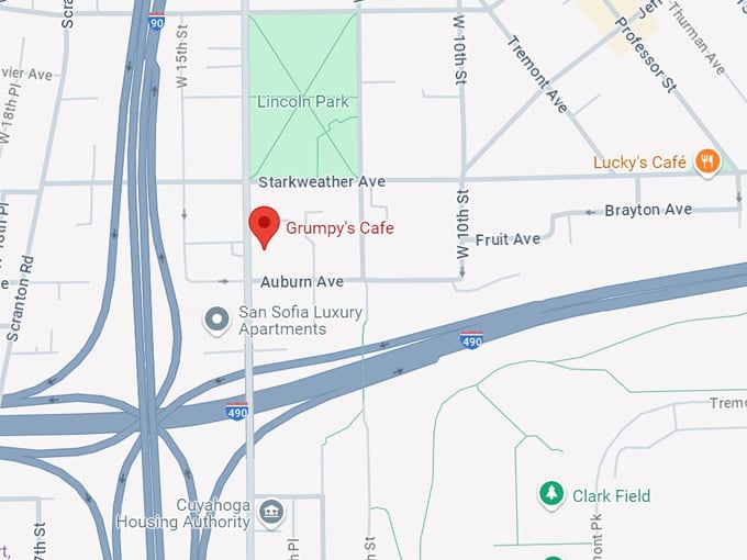 grumpy's cafe 10 map