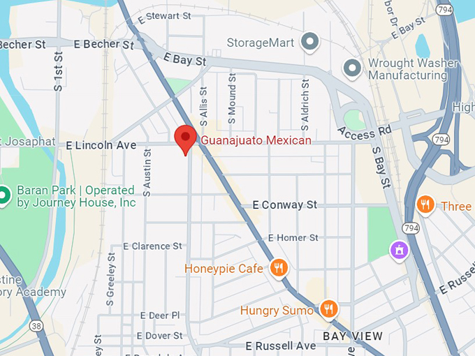 guanajuato mexican restaurant 10 map