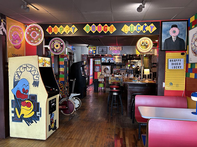 happy dough lucky donuts + arcade 5