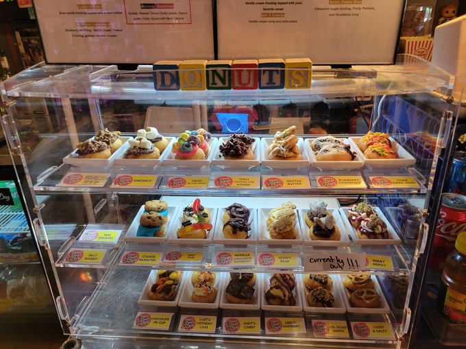 happy dough lucky donuts + arcade 7