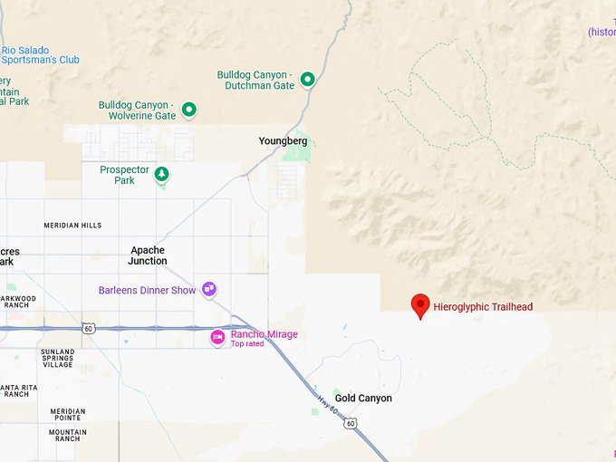 hieroglyphic trail 10 map