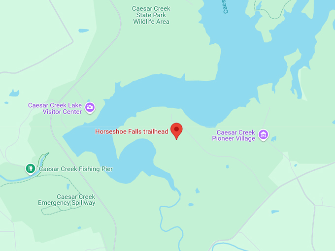 horseshoe falls trail 10 map