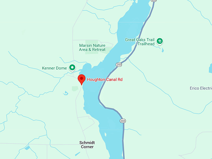 houghton canal road 10 map