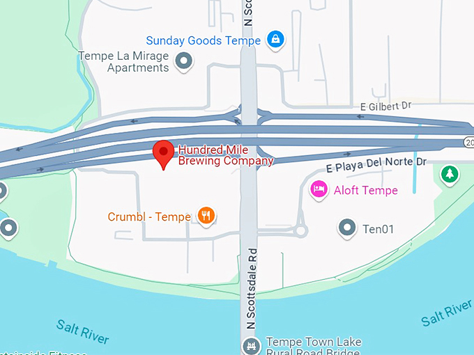 hundred mile brewing company 10 map