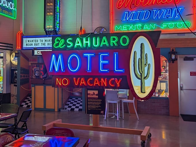 ignite sign art museum 3