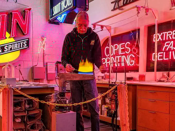 ignite sign art museum 7