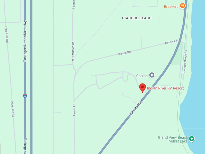 indian river rv resort 11 map