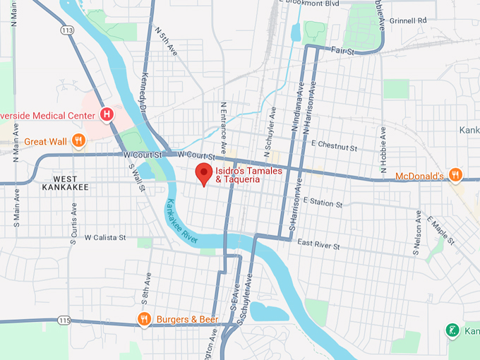 isidro's tamales & taqueria 10 map