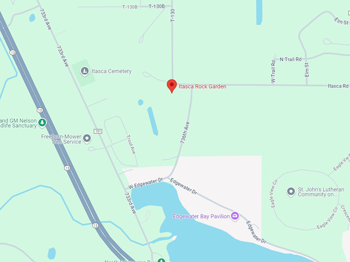 itasca rock garden 10 map