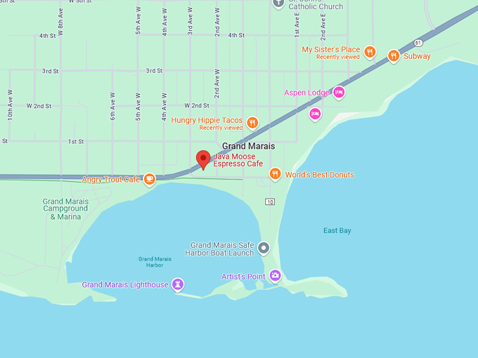 java moose espresso cafe 10 map