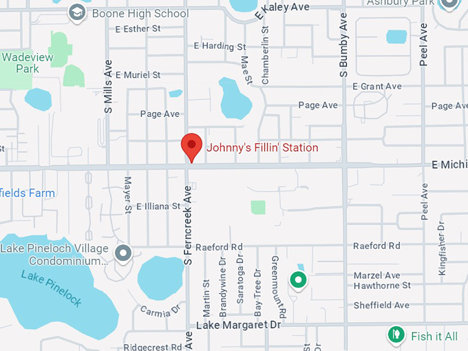 johnny's fillin' station 10 map