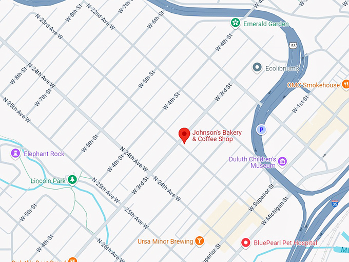 johnson's bakery & coffee shop 10 map