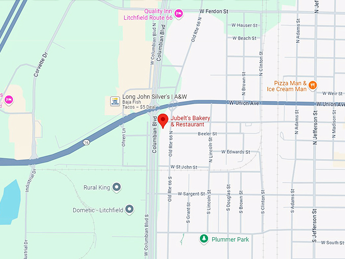 jubelt's bakery & restaurant 10 map