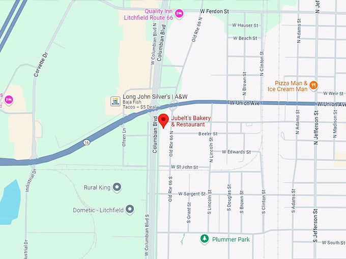 jubelt's bakery & restaurant map