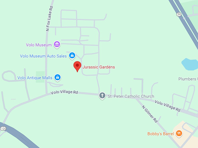 jurassic gardens map