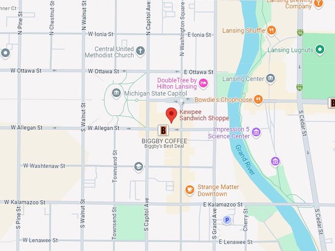 kewpee sandwich shoppe 10 map