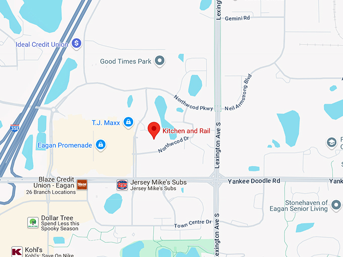 kitchen and rail 10 map