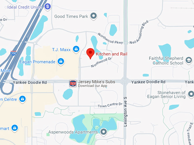 kitchen and rail 10 map